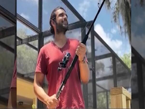 Karan Kundra spends time doing fishing